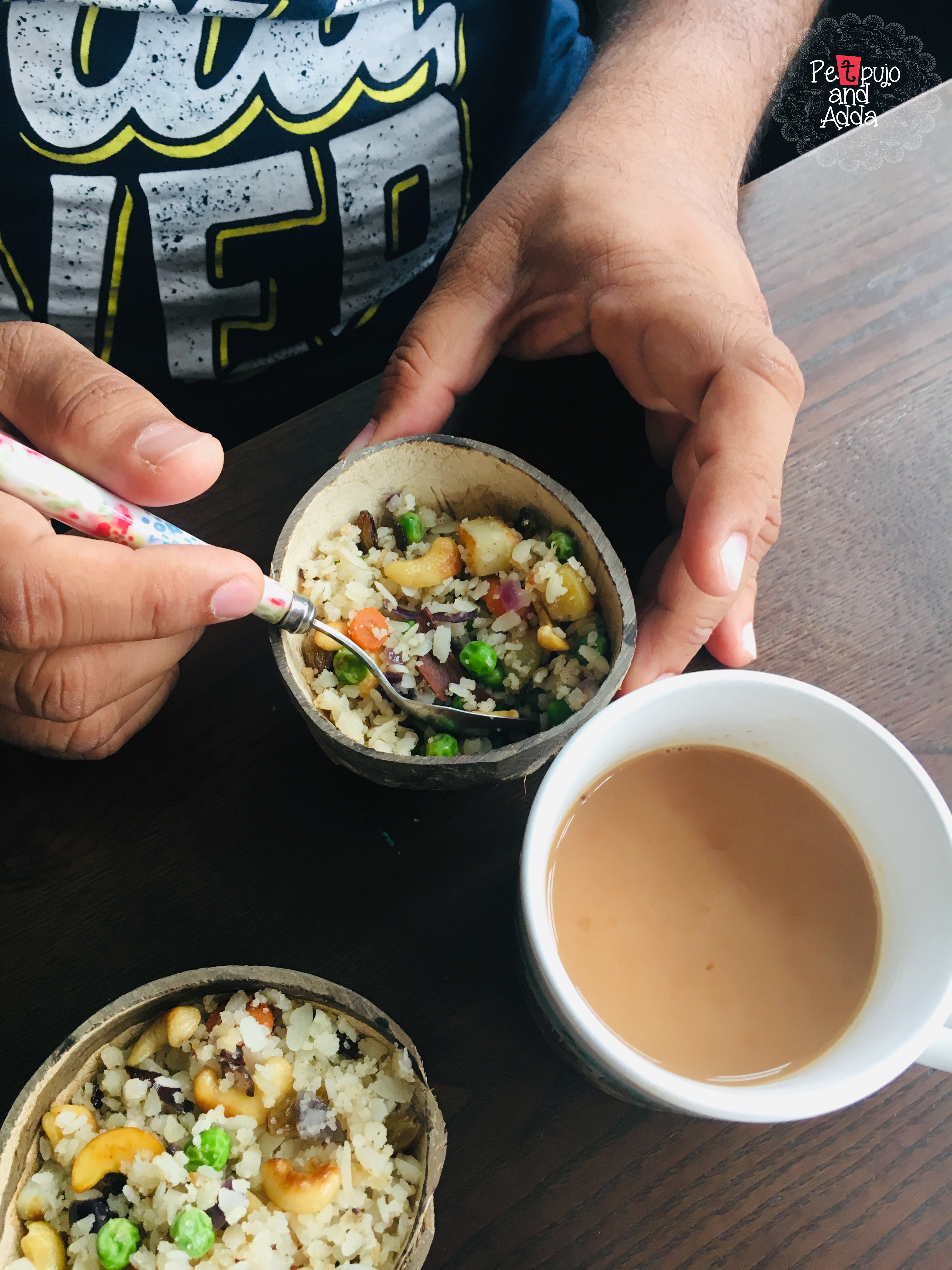 Bangalir Chirar pulao -Flattened Rice Pulao from a Bengali Home-Poha ...